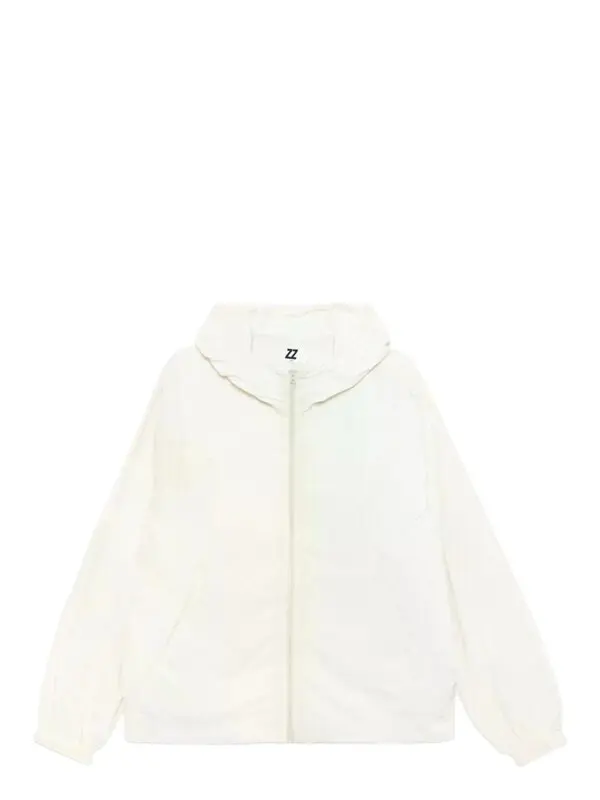 Izzue Logo-embroidered Jacket - Neutrals