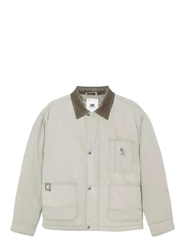CHOCOOLATE Logo-patch Shirt Jacket - Grey