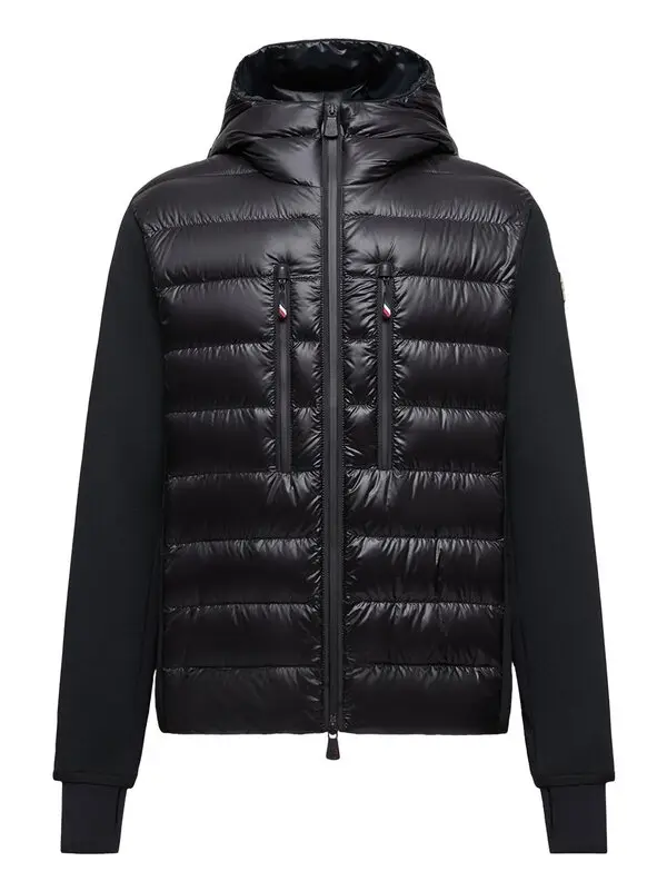 Moncler Padded Zip-up Hoodie - Black