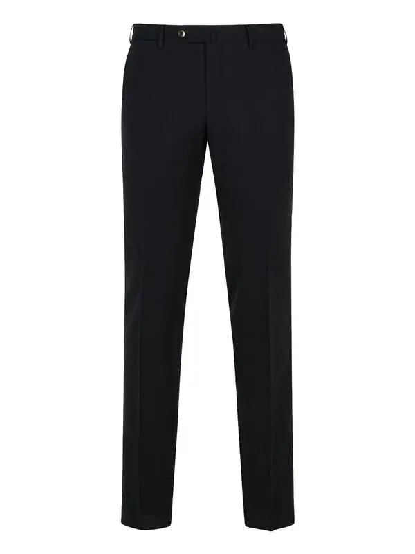 PT TORINO Virgin Wool Trousers - Black