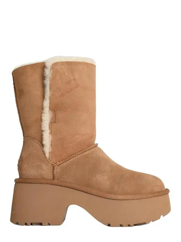 UGG Classic Esmee Chestnut Sheepskin Boots - Beige