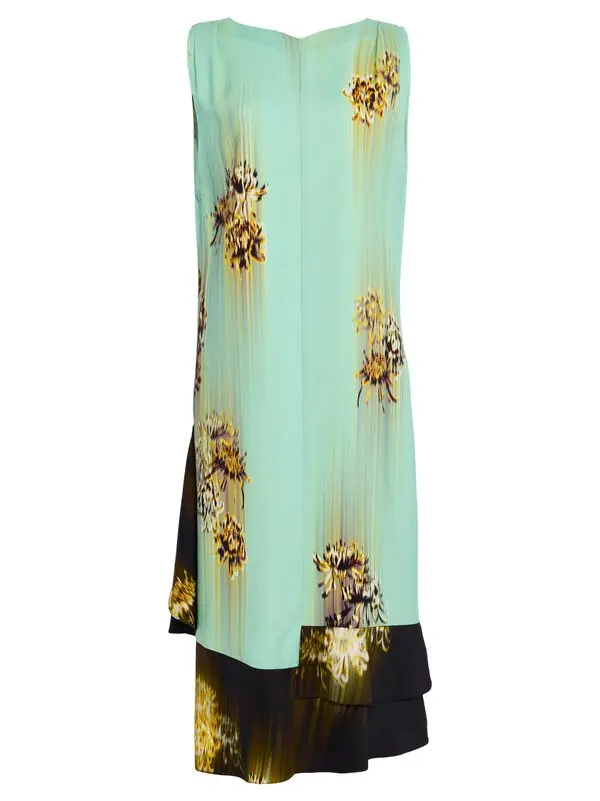 Proenza Schouler Rhetta Stretch-crepe Midi Dress - Print