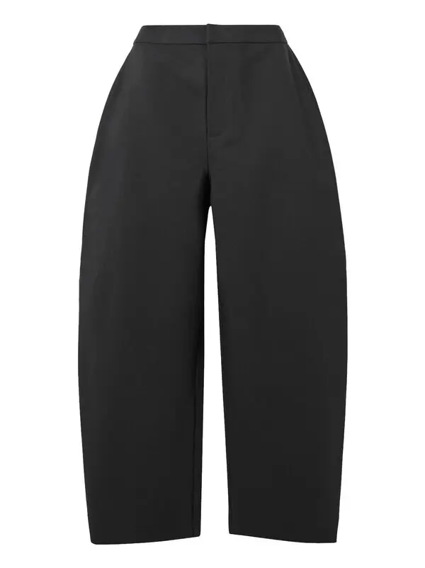 RÓHE Sculptural Barrel-leg Pants - Black