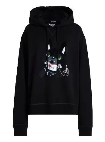 Dsquared2 Cotton-elastane Hooded Sweatshirt - Black