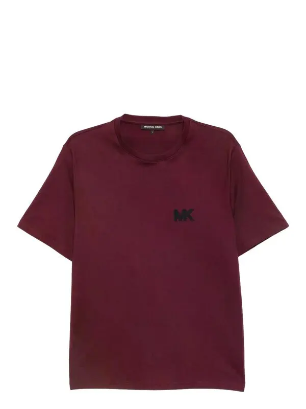Michael Kors Logo Appliqué T-shirt - Red
