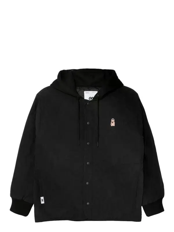 CHOCOOLATE Graphic-embroidered Jacket - Black