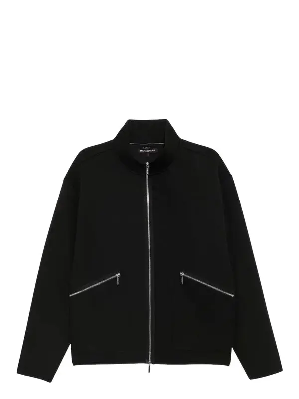 Michael Kors Logo-plaque Jacket - Black