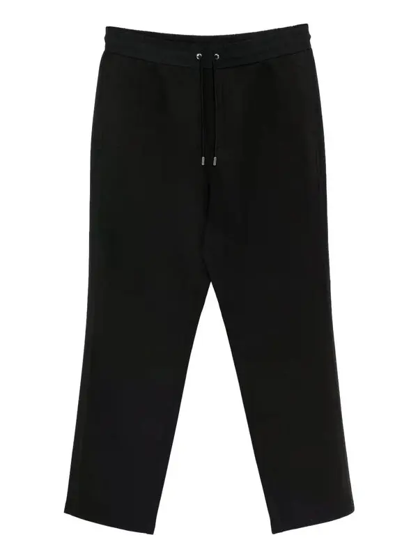 Michael Kors Logo-plaque Trousers - Black