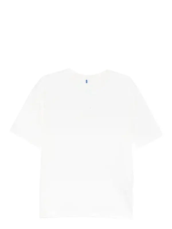 ADER ERROR Slogan-embroidered T-shirt - White