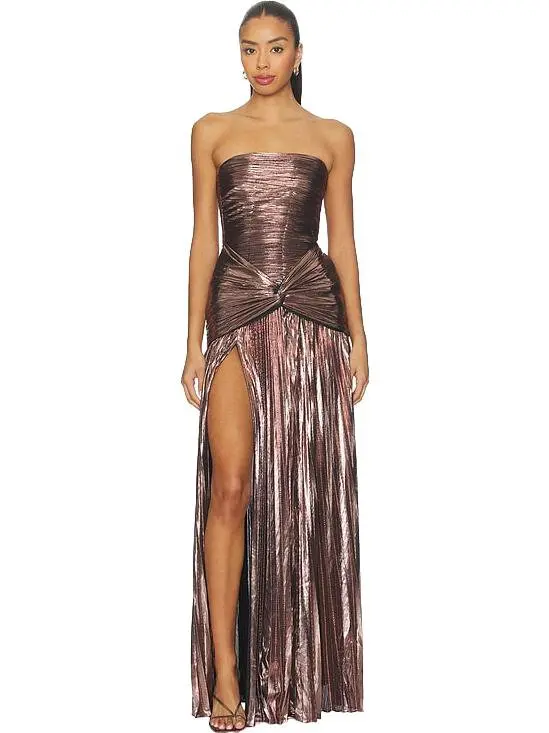 Retrofete Aelita Dress - Metallic Mauve
