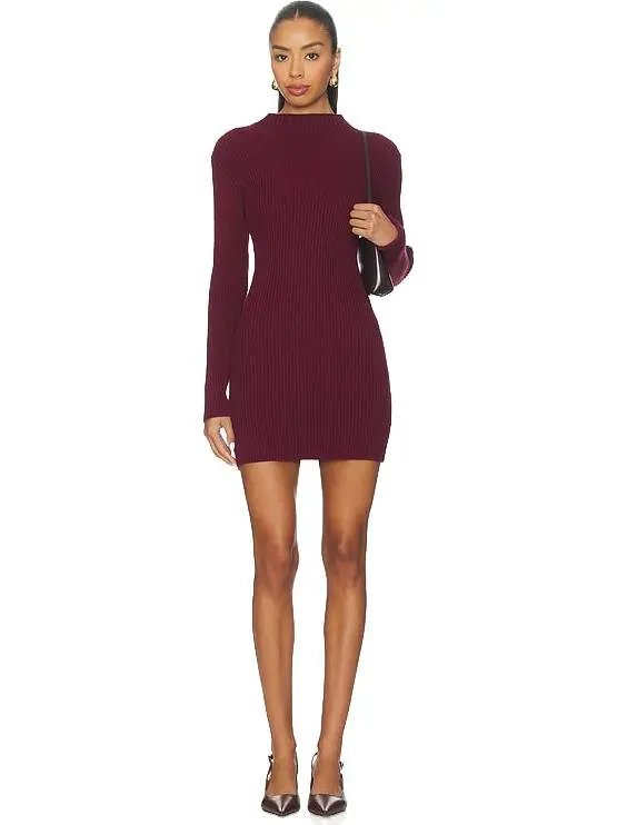 SNDYS North Sweater Dress - Cabernet