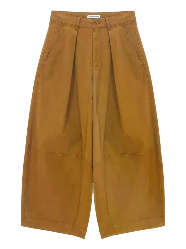 You Must Create Wide Leg Trousers - Brown