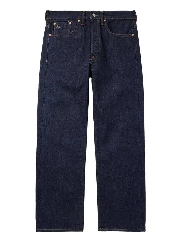 Ralph Lauren Selvedge Straight-leg Jeans - Blue