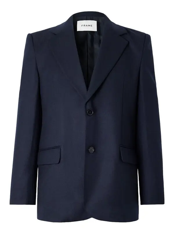 FRAME Wool-twill Suit Jacket - Blue