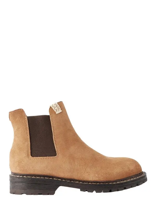 Visvim Gornergrat Mid-folk Suede Chelsea Boots - Brown