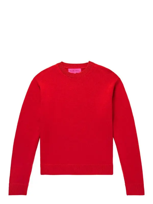 THE ELDER STATESMAN Cashmere Sweater - Red