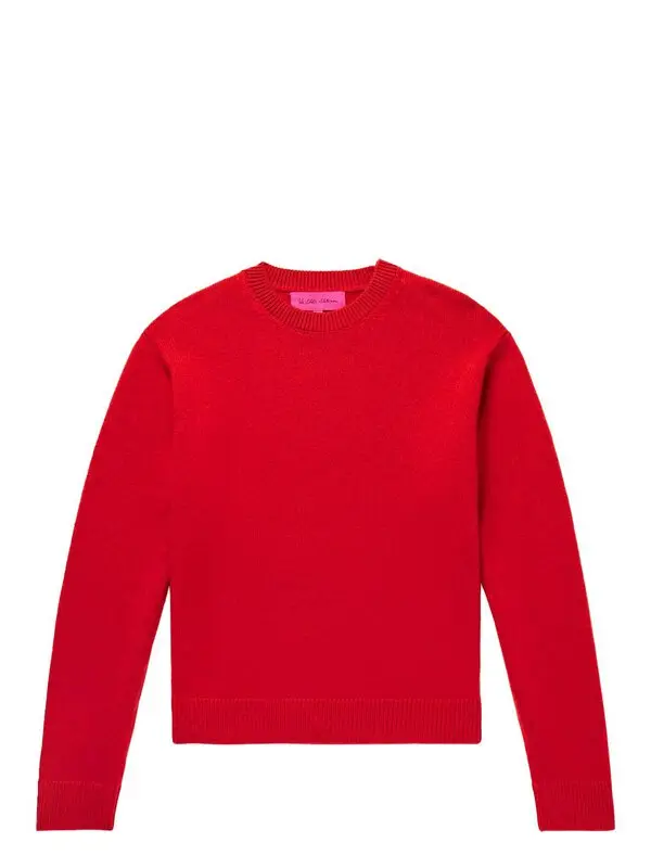 THE ELDER STATESMAN Cashmere Sweater - Red