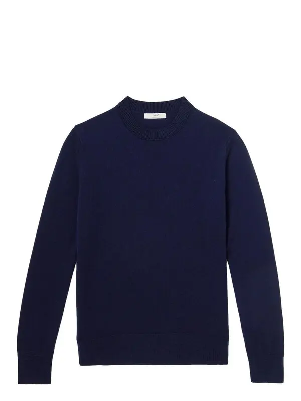 Mr P. Curtis Cashmere Sweater - Blue