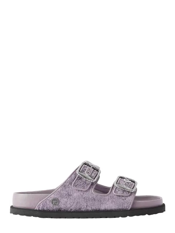 BIRKENSTOCK Arizona Velvet Sandals - Purple