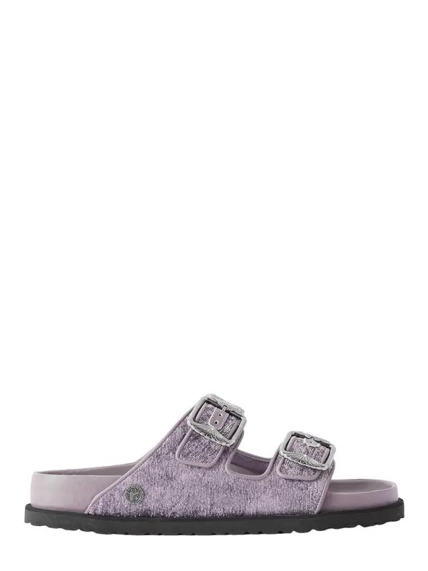 BIRKENSTOCK Arizona Velvet Sandals - Purple
