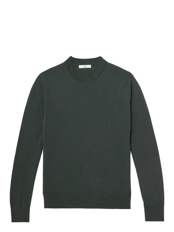 Mr P. Curtis Cashmere Sweater - Green