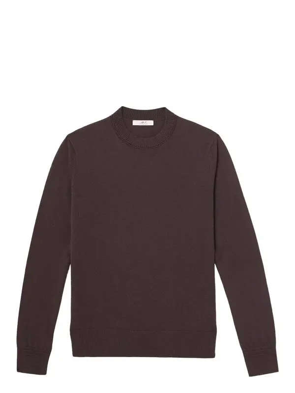 Mr P. Curtis Cashmere Sweater - Brown