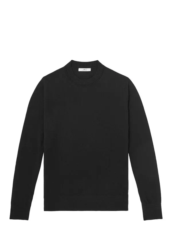 Mr P. Curtis Cashmere Sweater - Black