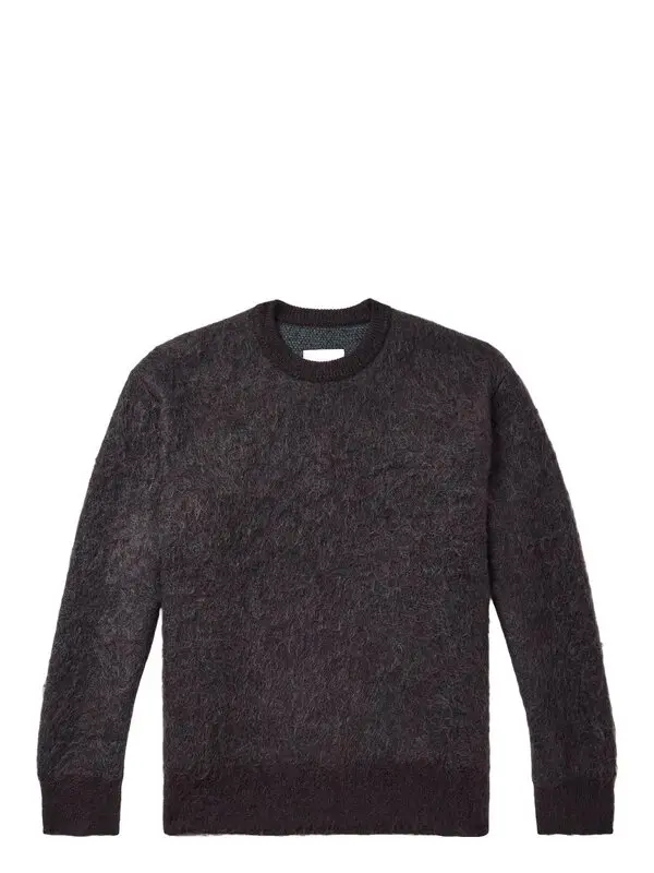 SSSTEIN Jacquard-knit Relaxed Sweater - Brown