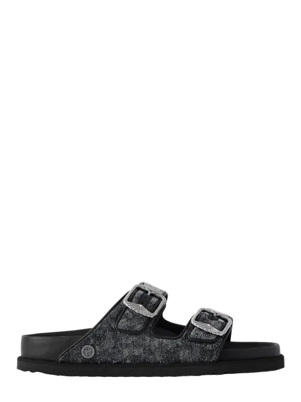 BIRKENSTOCK Arizona Velvet Sandals - Black