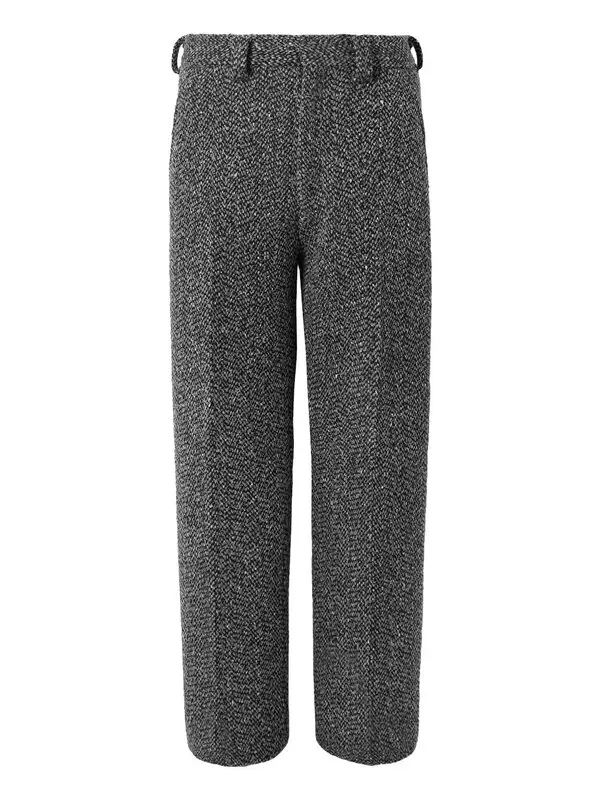 Zegna Straight-leg Wool And Cashmere-blend Suit Trousers - Green