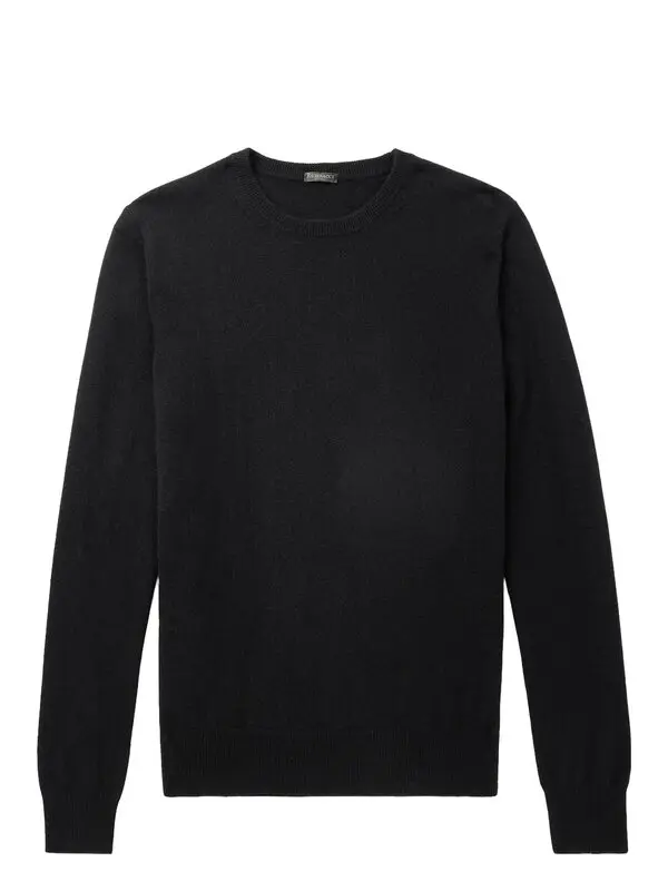 Rubinacci Cashmere Sweater - Black
