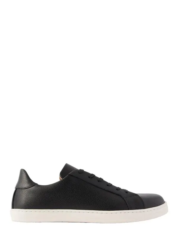 George Cleverley Jack Iii Leather Sneakers - Black