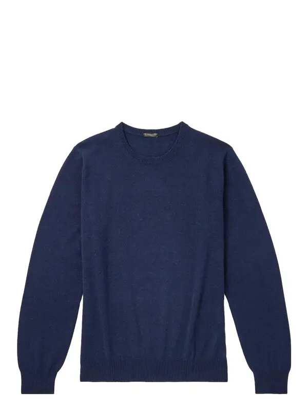 Rubinacci Cashmere Sweater - Blue