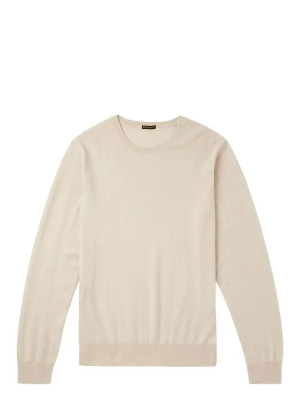 Rubinacci Cashmere Sweater - Neutrals