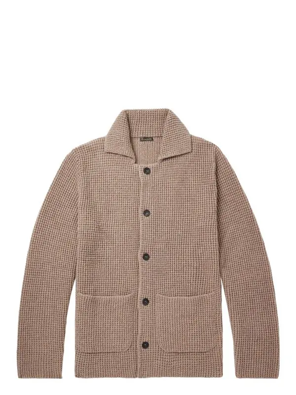 Rubinacci Cashmere Cardigan - Neutrals