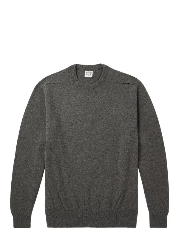 ORSLOW Wool Crewneck Sweater - Gray
