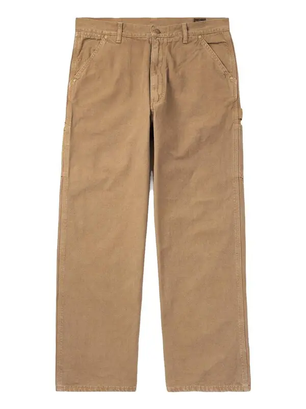 ORSLOW Oxford Painter Straight-leg Cotton-twill Trousers - Brown