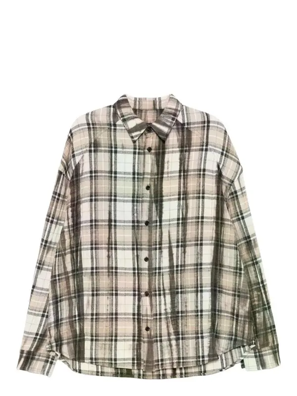 JUUN.J Plaid Shirt - Neutrals