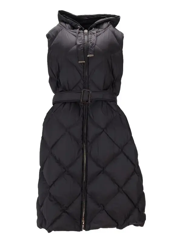 Max Mara Imbottito Gilet - Black