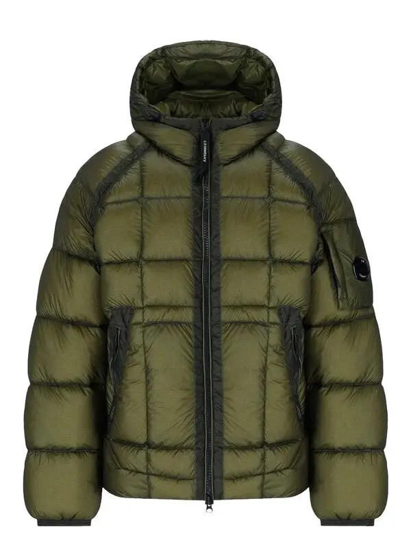 C.P. COMPANY D.d. Shell Capers Hooded Down Jacket - Green