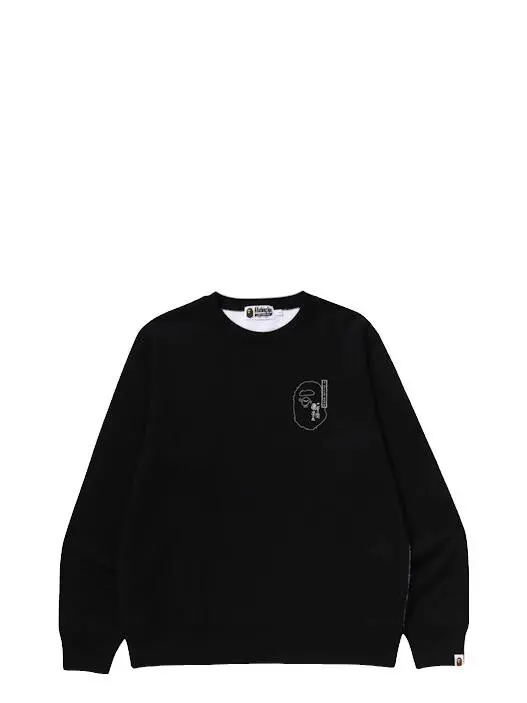 BAPE X Ukiyoe Ii Crewneck Sweatshirt - Black