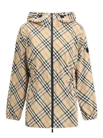 Burberry Check Lightweight Jacket - Sand