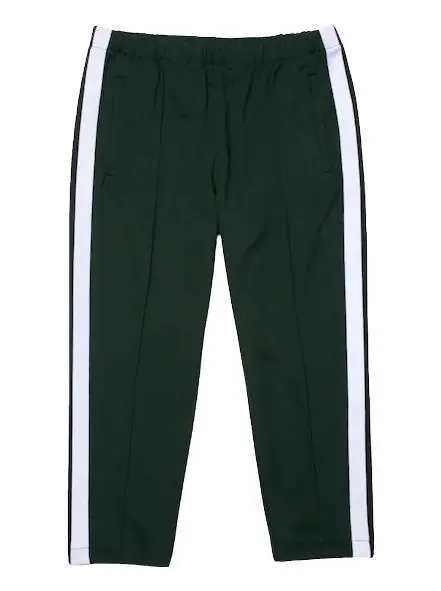 Lacoste Piqué Pants With Contrast Bands - Green