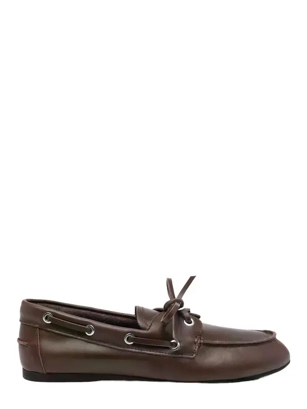Senso Leather Boat Shoes - Brown