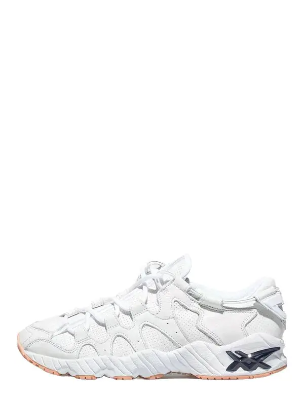 Asics Leather Lace-up Sneakers - White