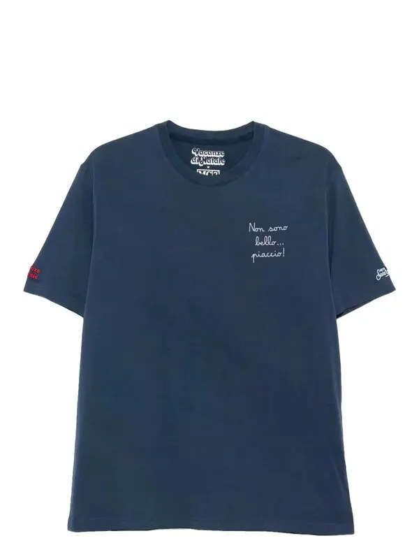 MC2 SAINT BARTH Text-print T-shirt - Blue