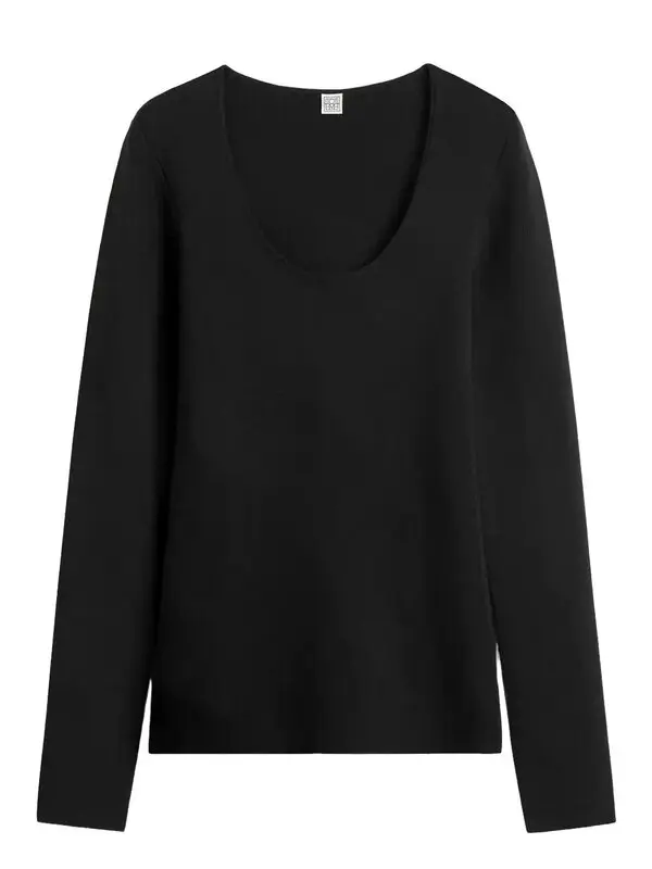 TOTEME Knitted Top - Black