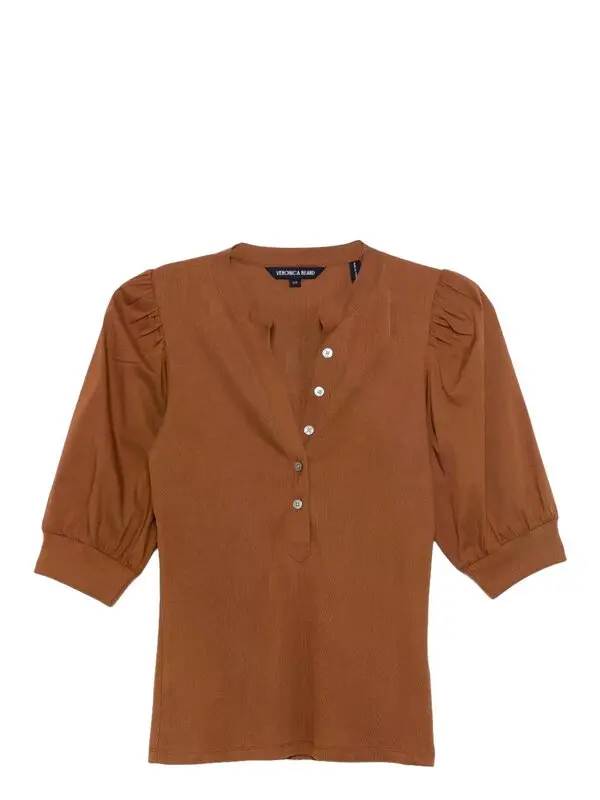Veronica Beard Coralee Top - Brown