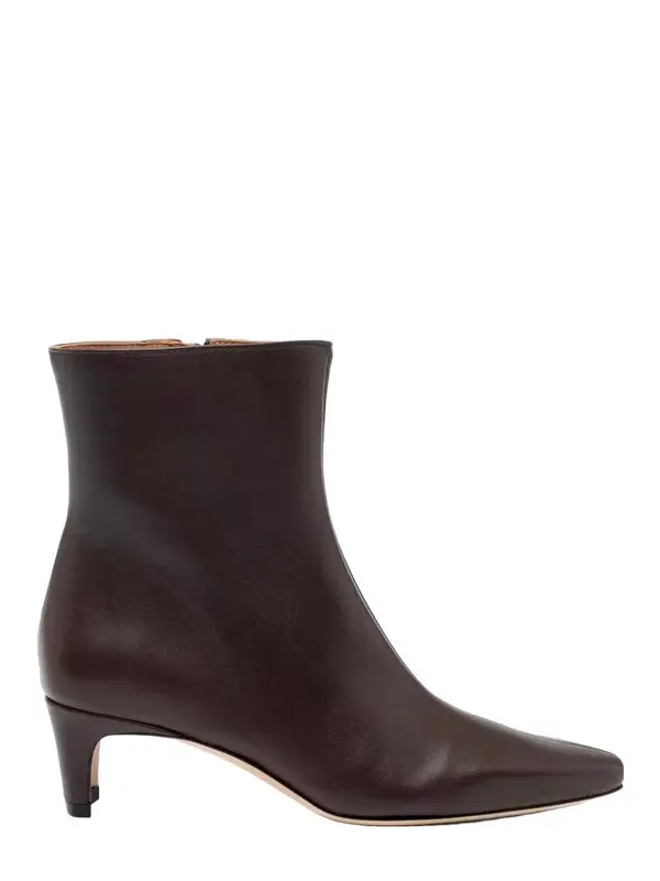 Staud 50mm Wally Ankle Boots - Brown