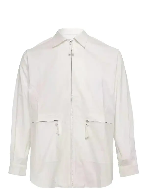 Comme Des Garçons Zip-pocket Shirt - White